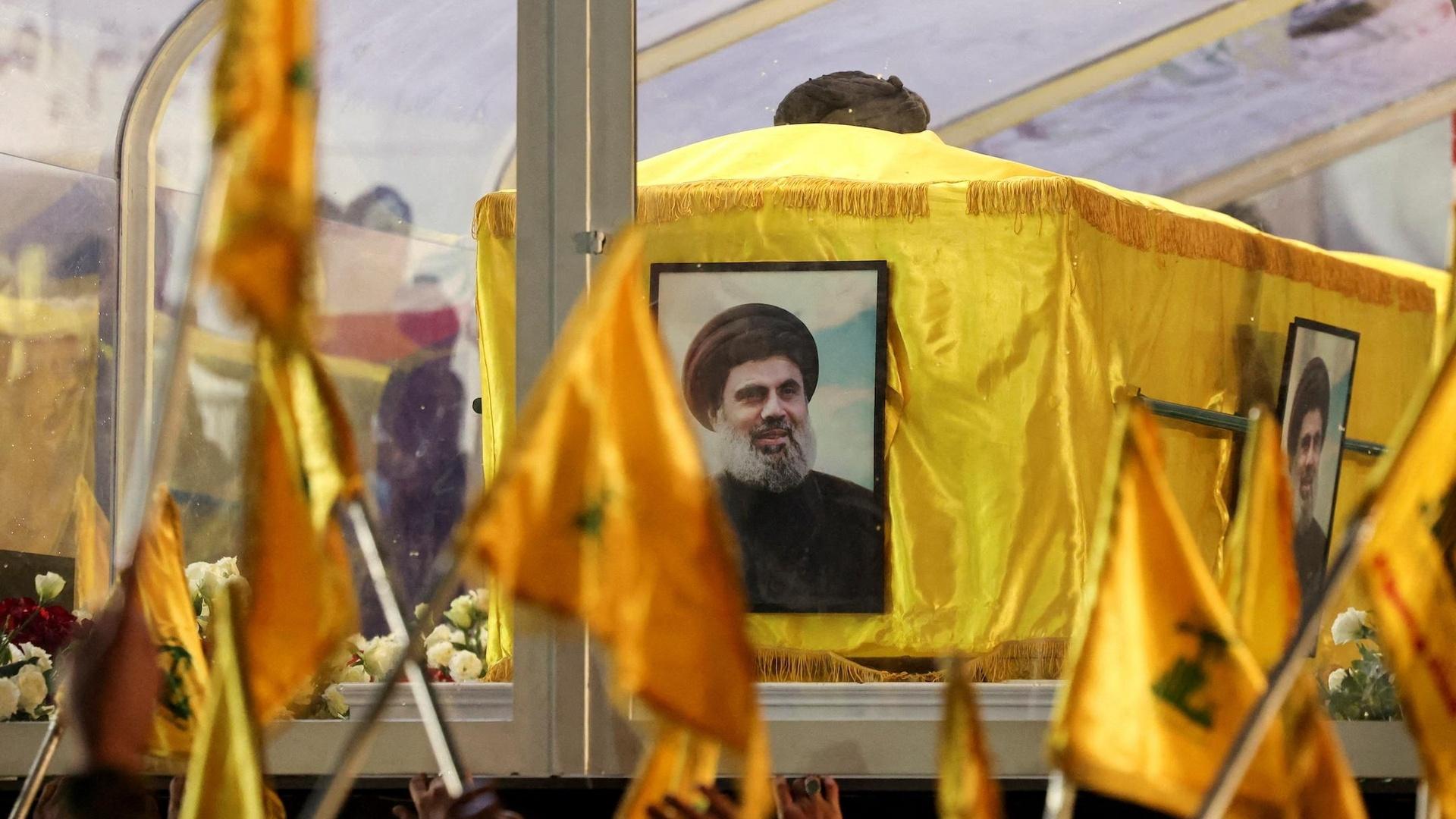 Thousands attend funeral of slain Hezbollah leader Nasrallah | PBS News ...