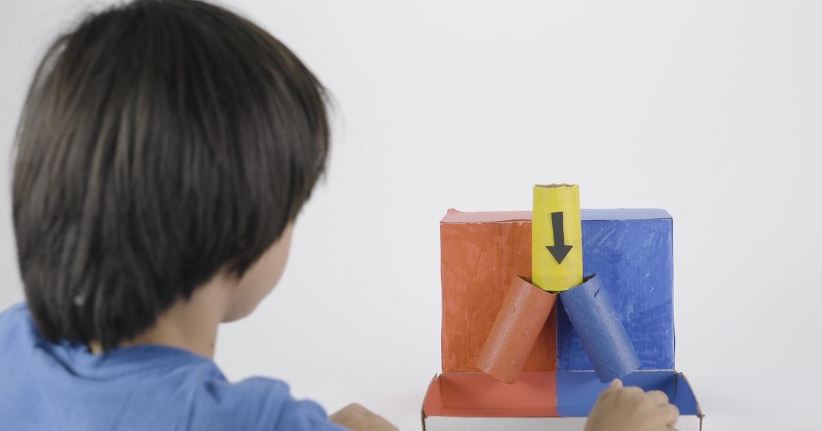 Family Math | How to Make a Marble Drop Game Playset With a Recycled ...