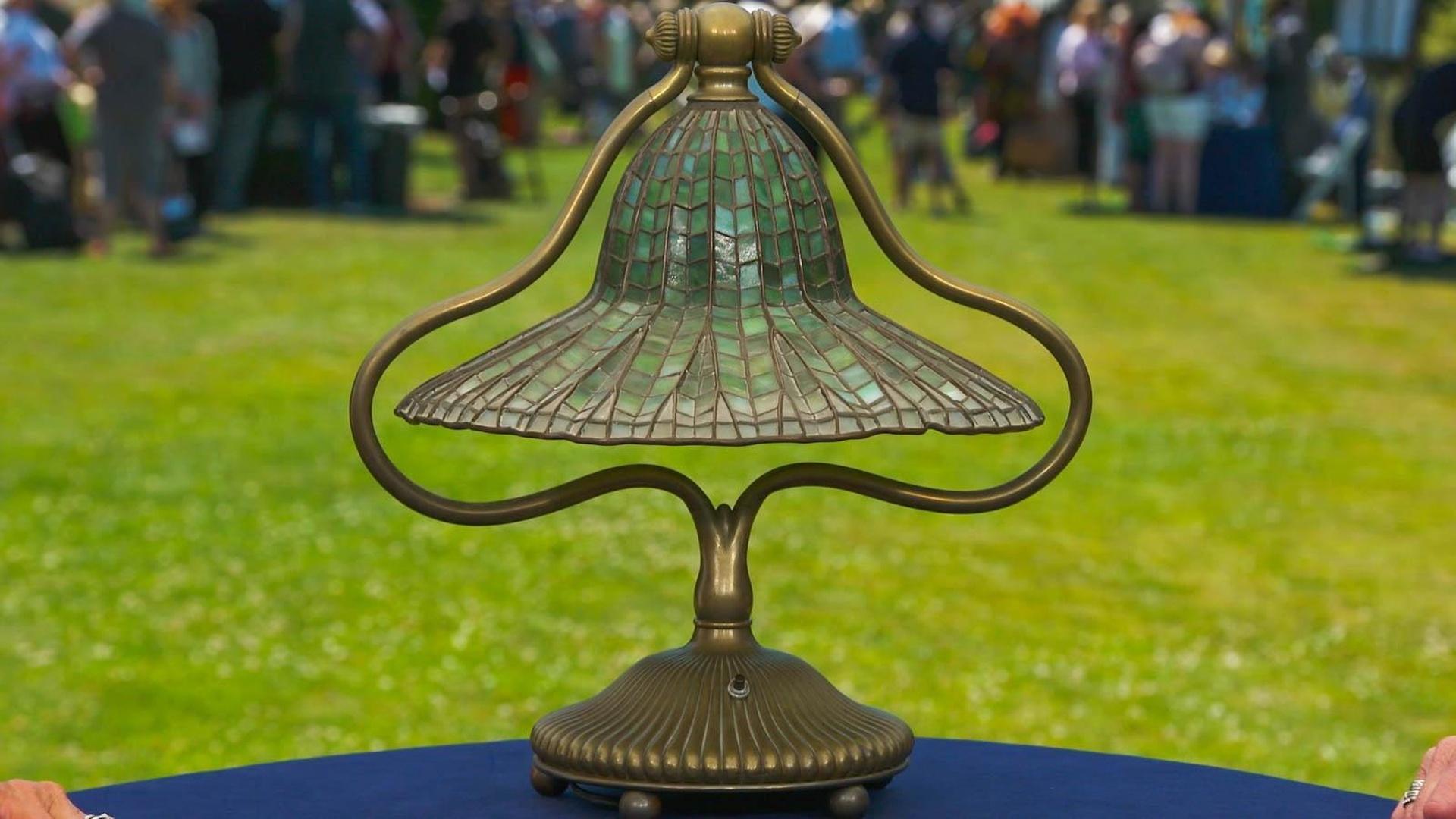 Appraisal: Tiffany Studios Lotus Bell Table Lamp, ca. 1903 | Antiques ...