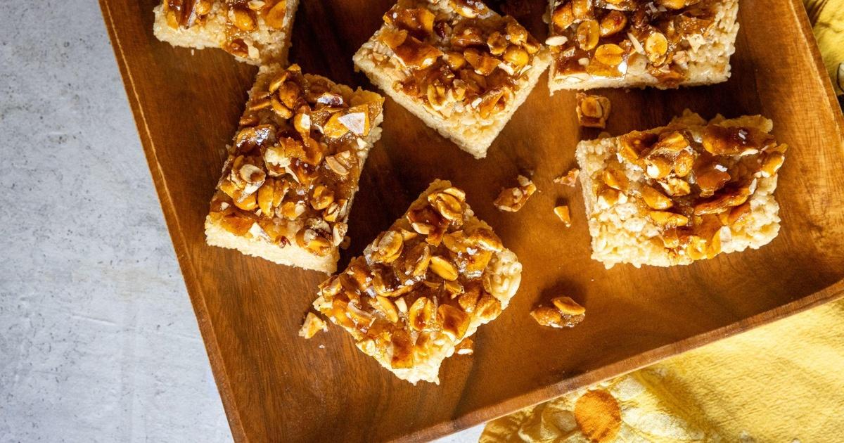The Key Ingredient | Honey-Roasted Peanut Crispy Rice Cereal Treats ...