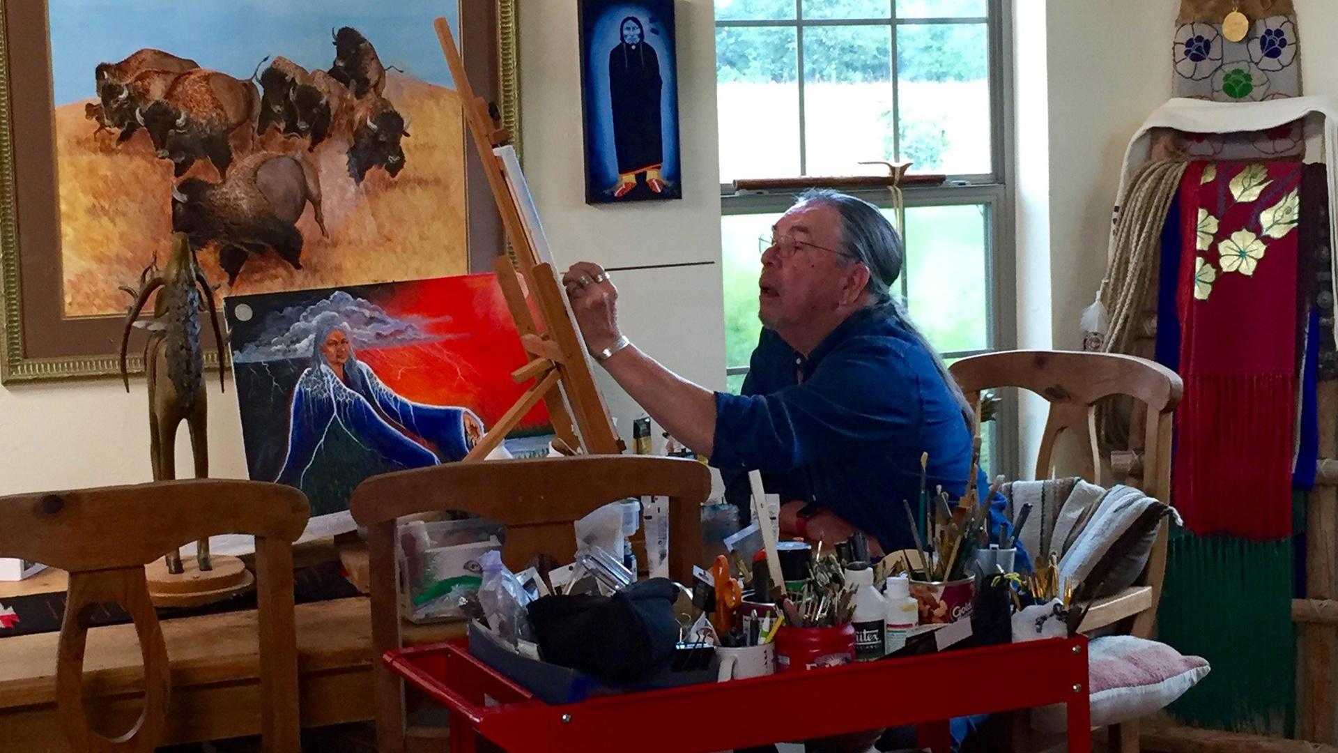 Cheyenne and Arapaho artist Harvey Phillip Pratt | Craft in America ...