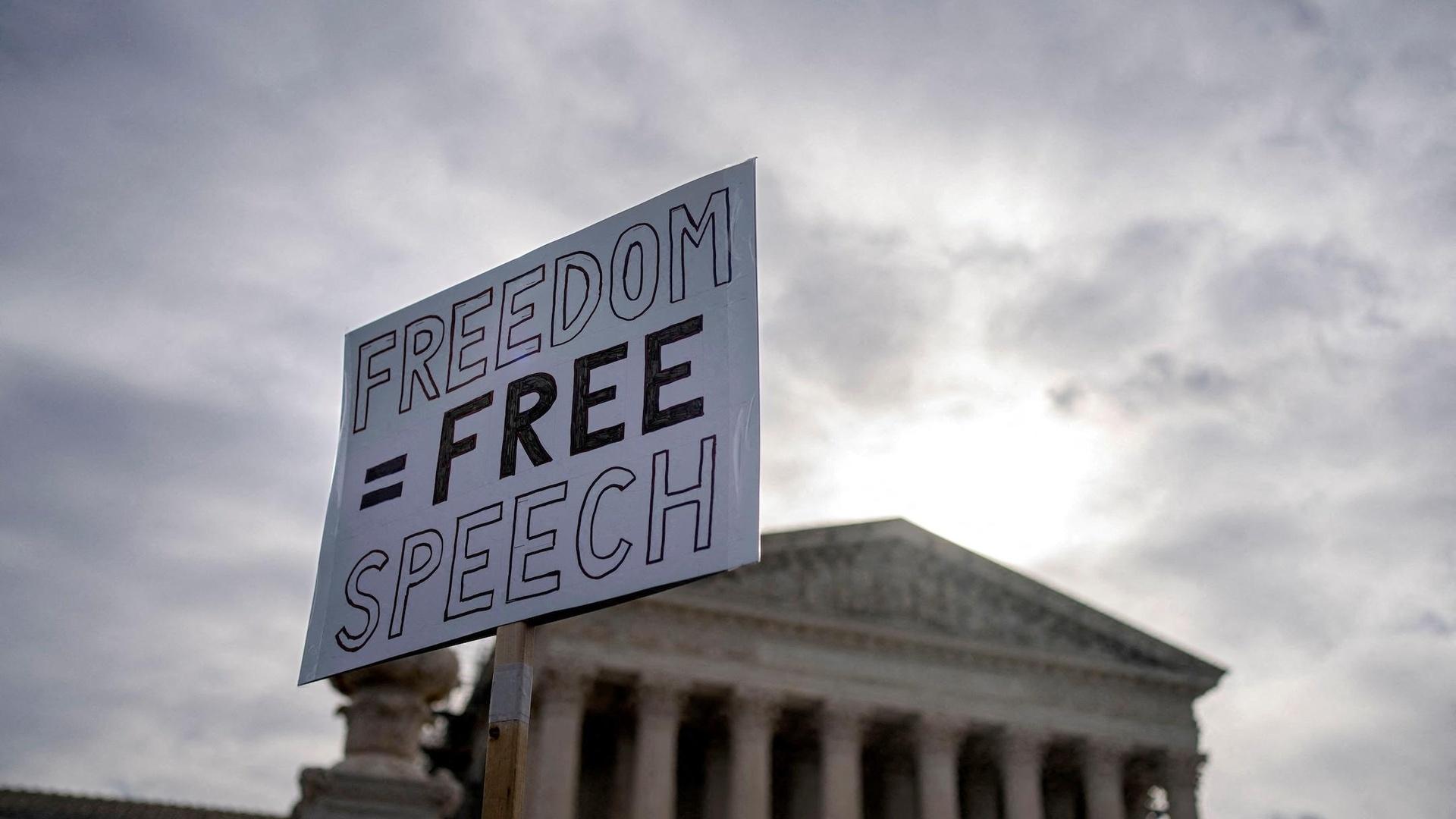 Supreme Court hears 2 cases centered on free speech | PBS News Hour ...