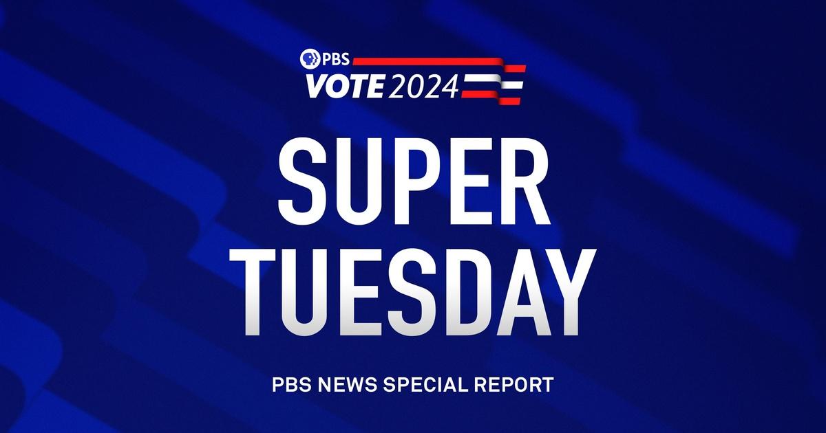 PBS News Hour | Super Tuesday 2024 - PBS NewsHour special coverage | AK