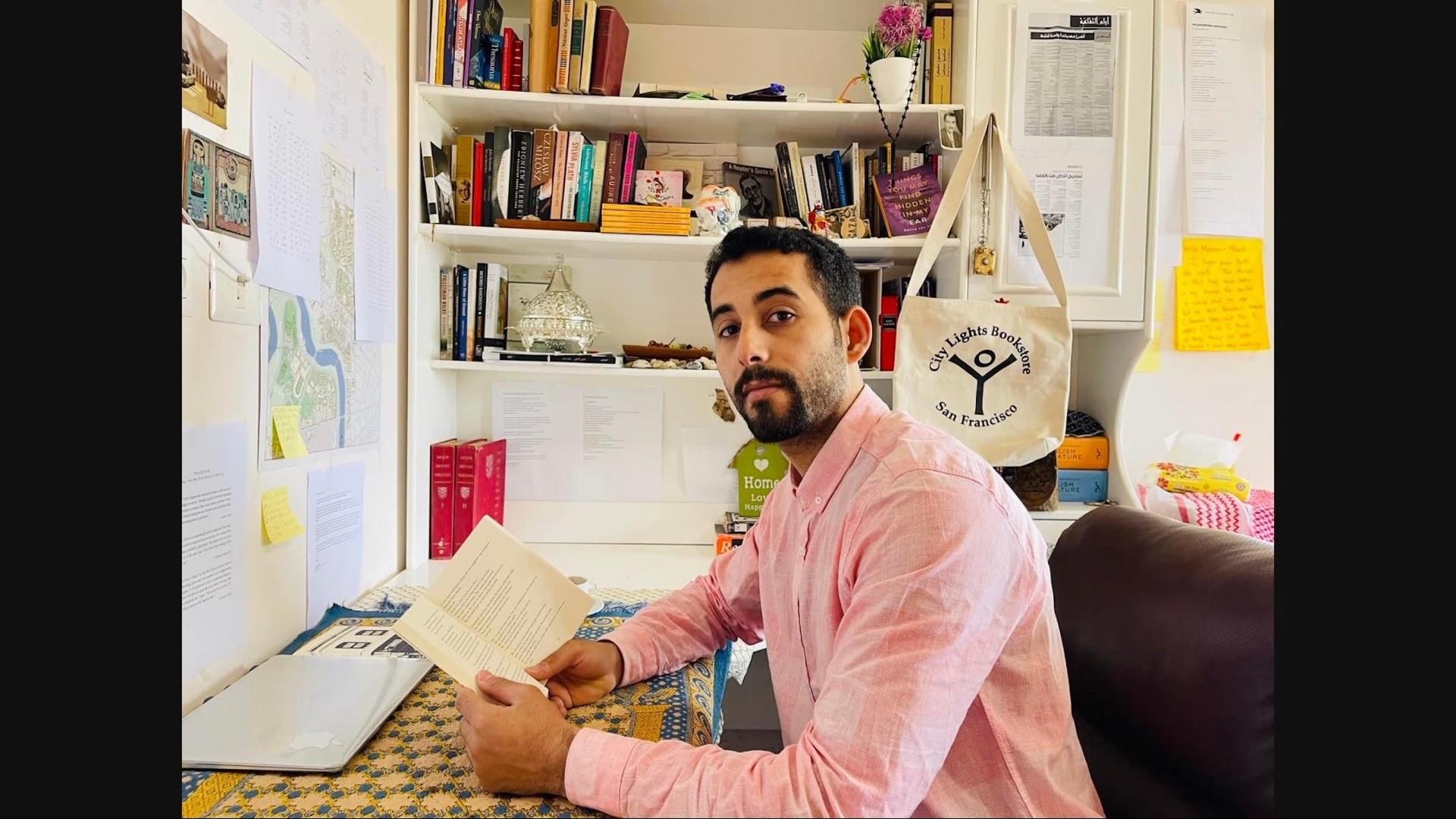 Palestinian poet processes the war in Gaza through his art | PBS News ...