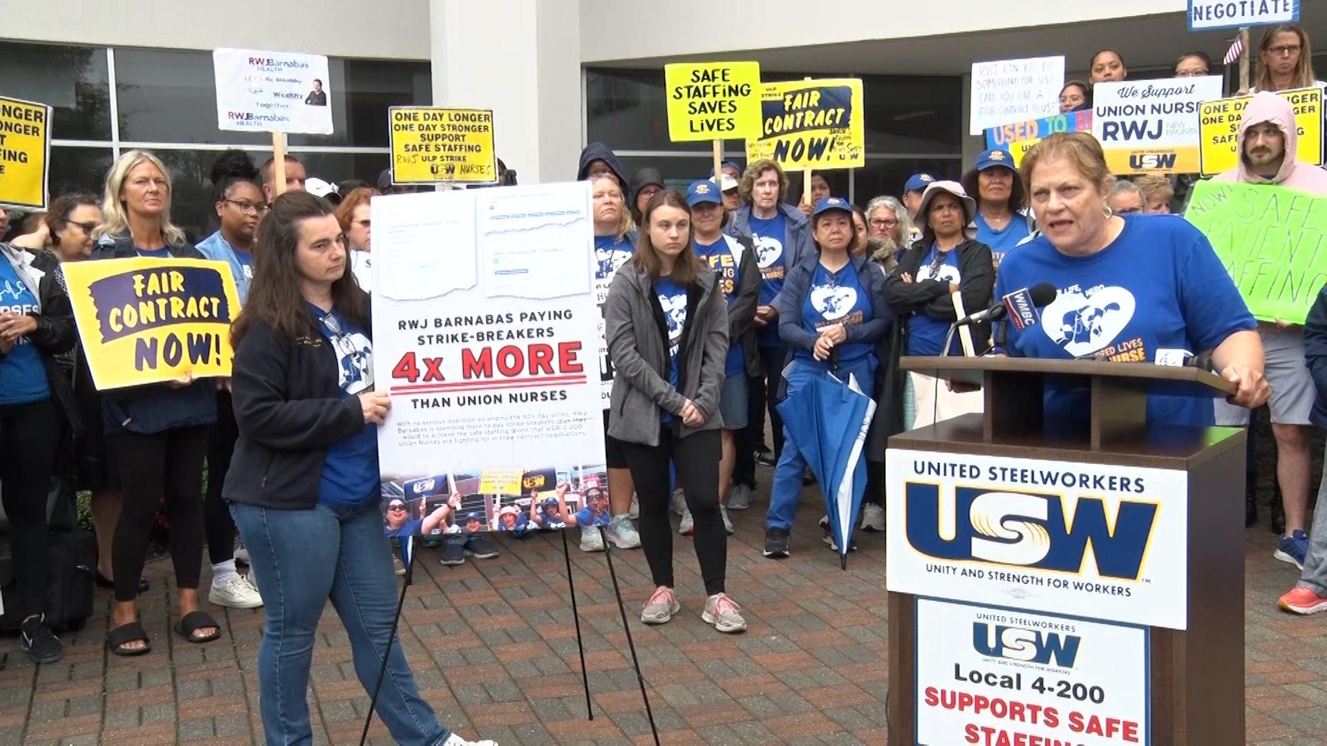 More contract negotiations between RWJ and nurses on strike | NJ ...