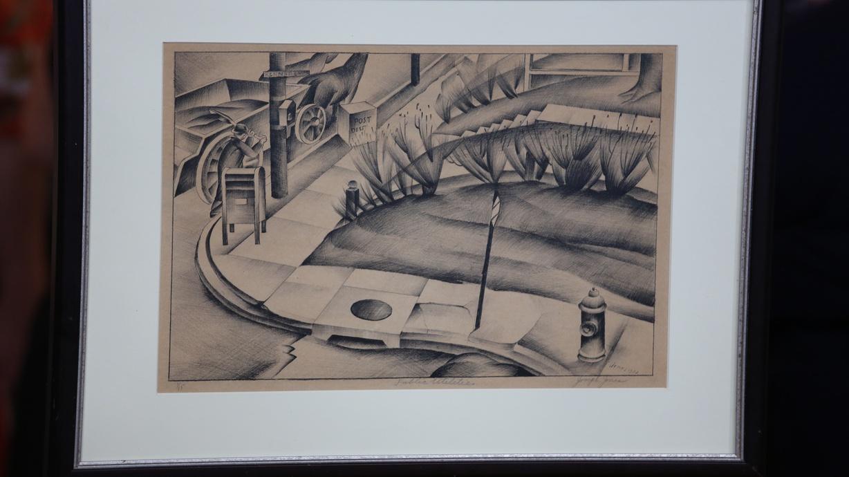 Appraisal: Joe Jones Lithograph, ca. 1935 | Watch on PBS Wisconsin