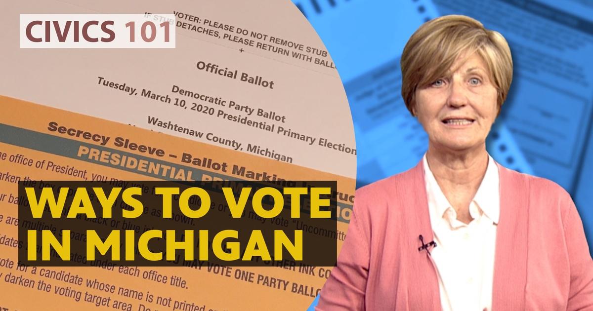 Delta College Public Media Presents | Civics 101: Voting in Michigan ...