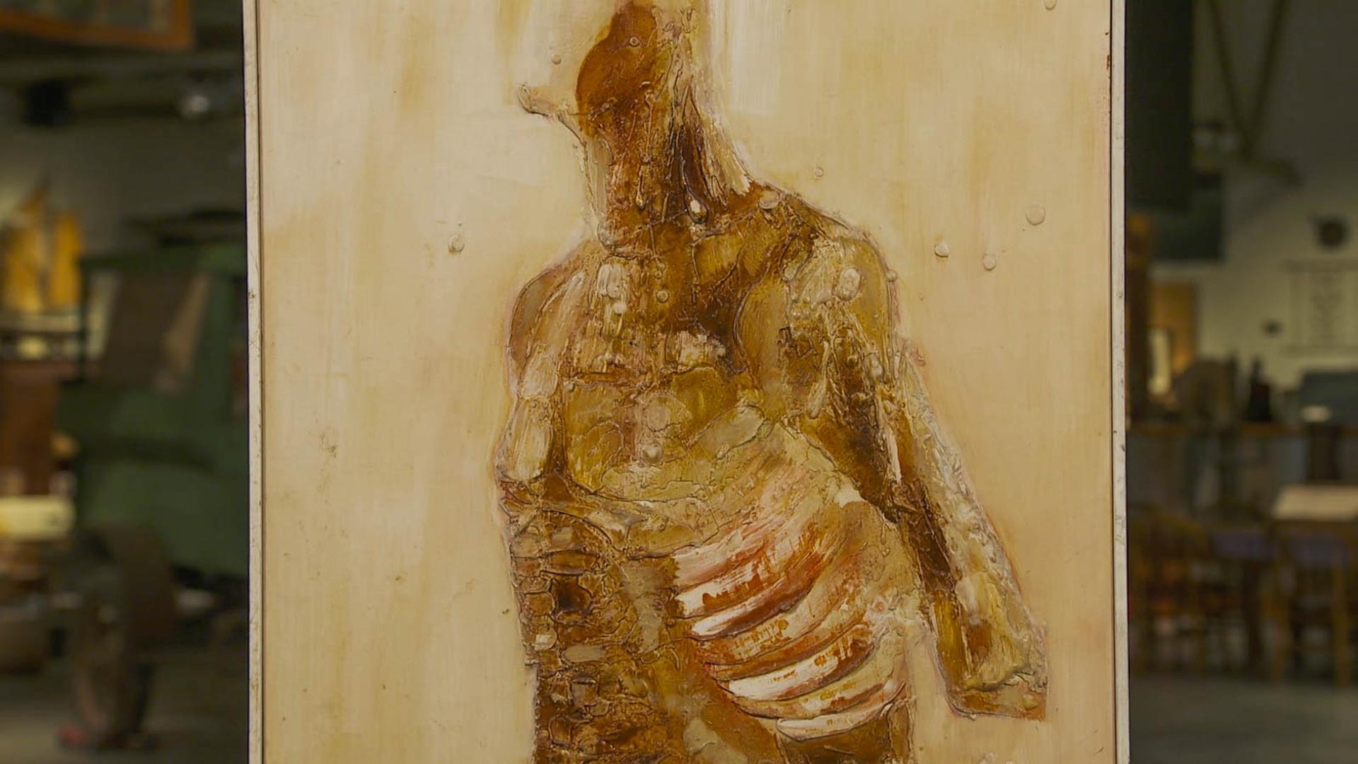 Appraisal: 1963 Arthur Kern 'Torso' Mixed-media Painting | Antiques ...