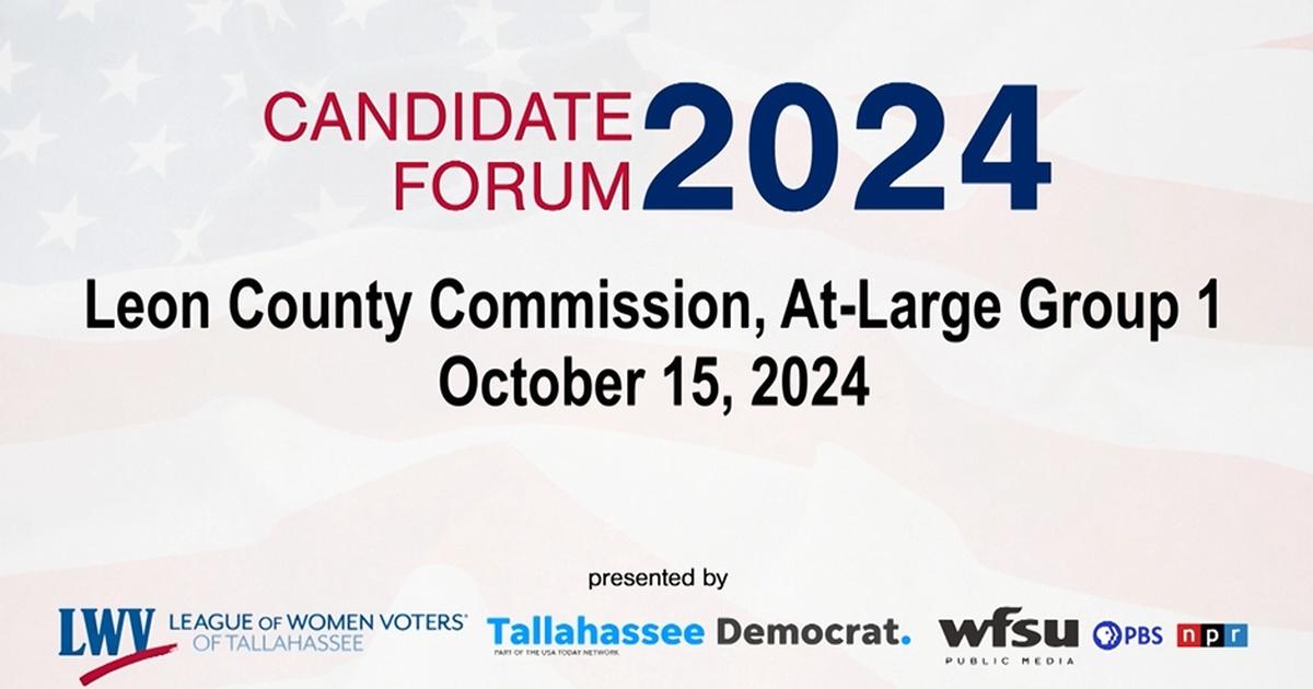 WFSU Documentary & Public Affairs | Leon County Commission, At-Large ...