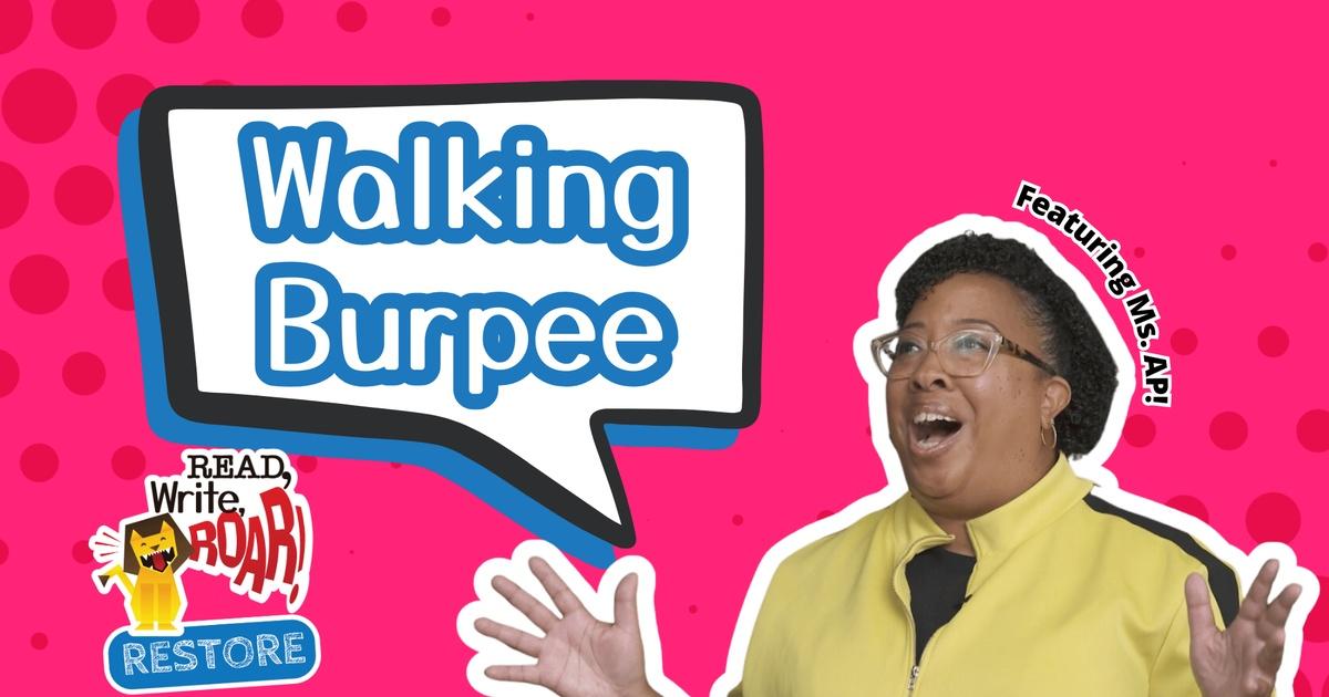 Read, Write, ROAR! | Read, Write, ROAR! Restore - Walking Burpee | Season 1 | Episode 1014 | PBS