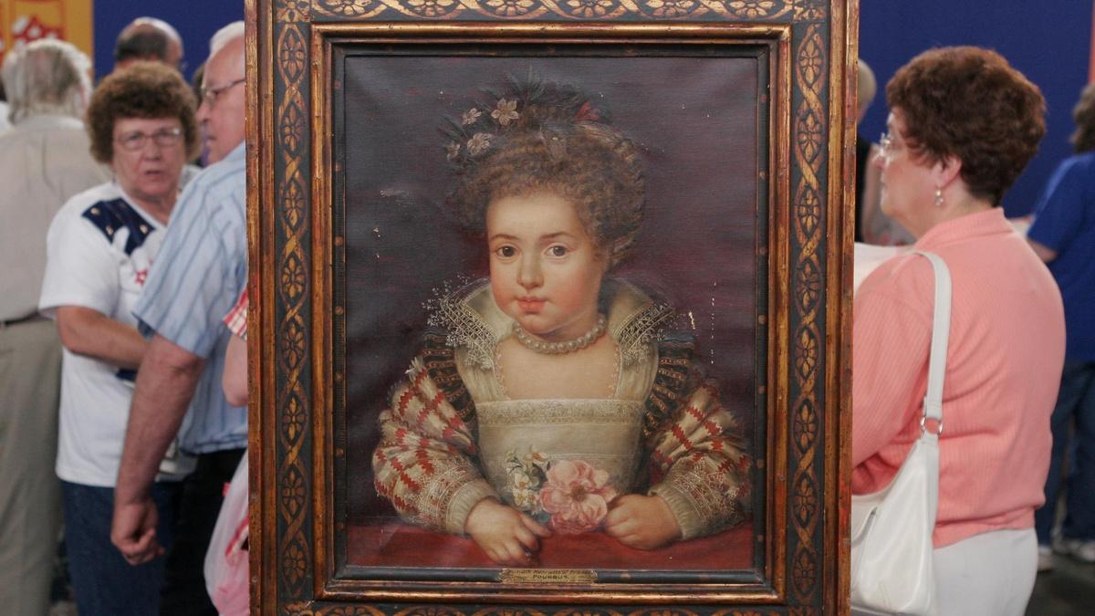 Appraisal: Souvenir Frans Pourbus Painting, ca. 1850 | Antiques ...
