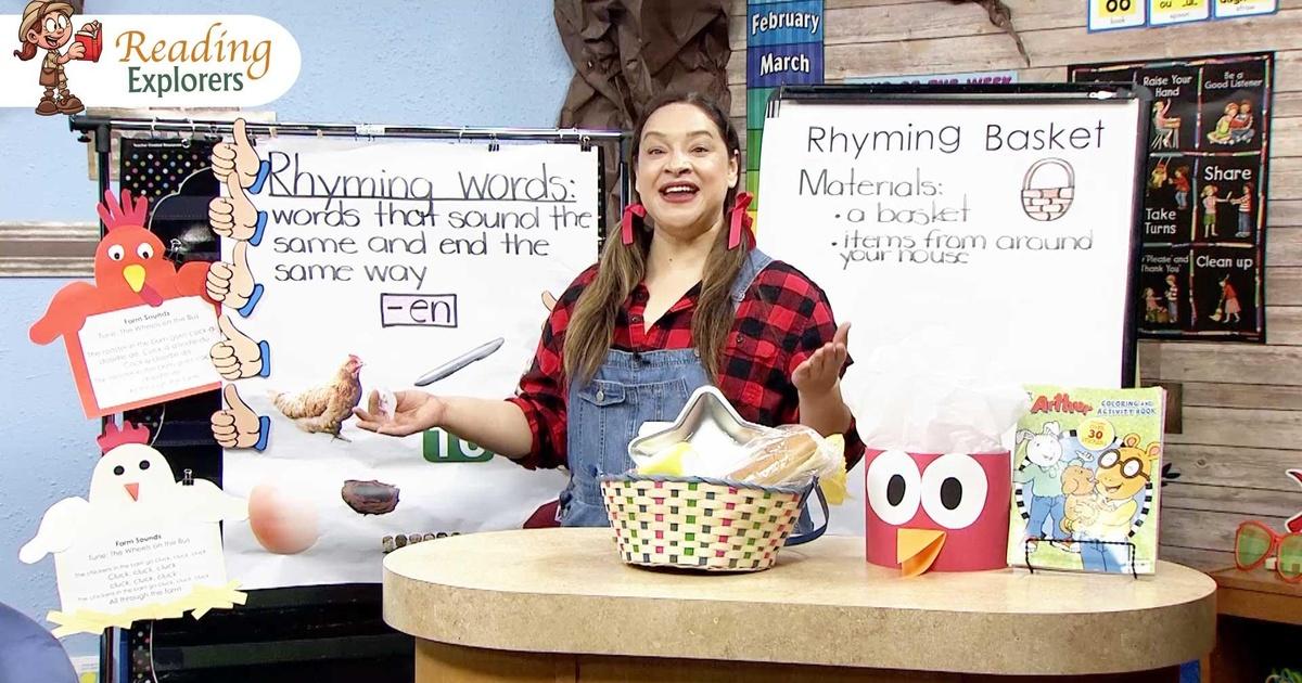 Reading Explorers | PK-362: Rhyming Basket | Season 3 | Episode 342 | PBS