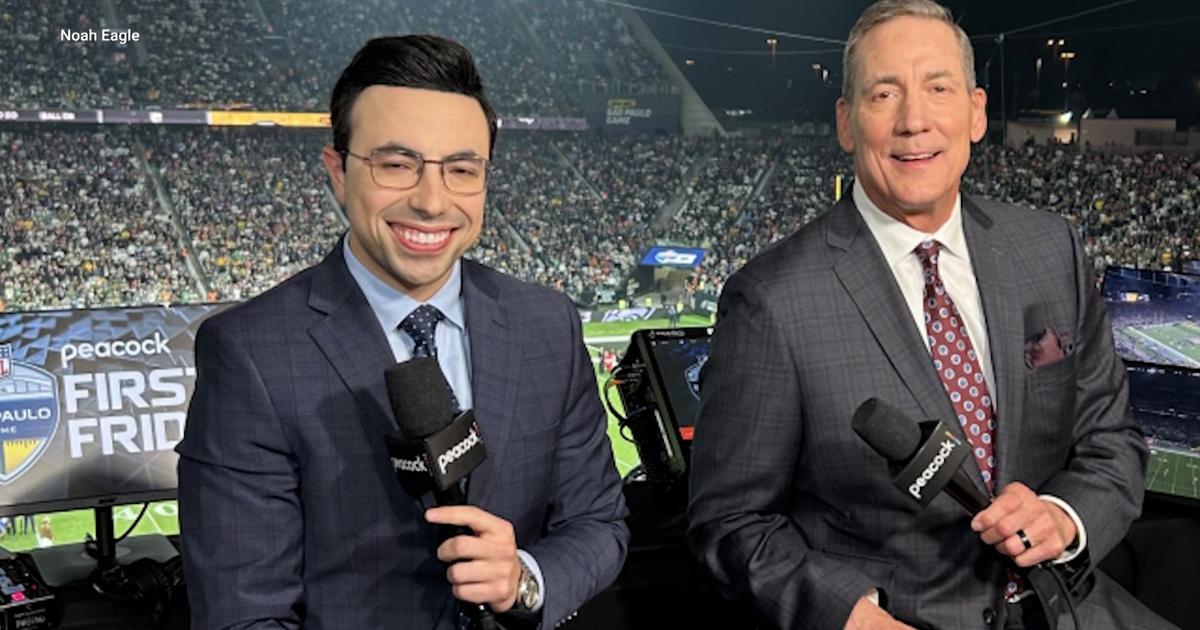 NJ Spotlight News | Noah Eagle: High school announcer to NFL Brazil ...