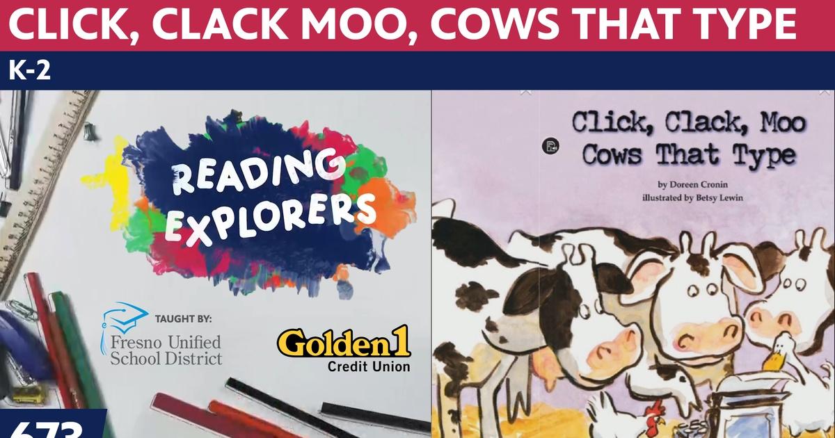 Reading Explorers | K-2-673: Click, Clack Moo, Cows That Type | Season ...