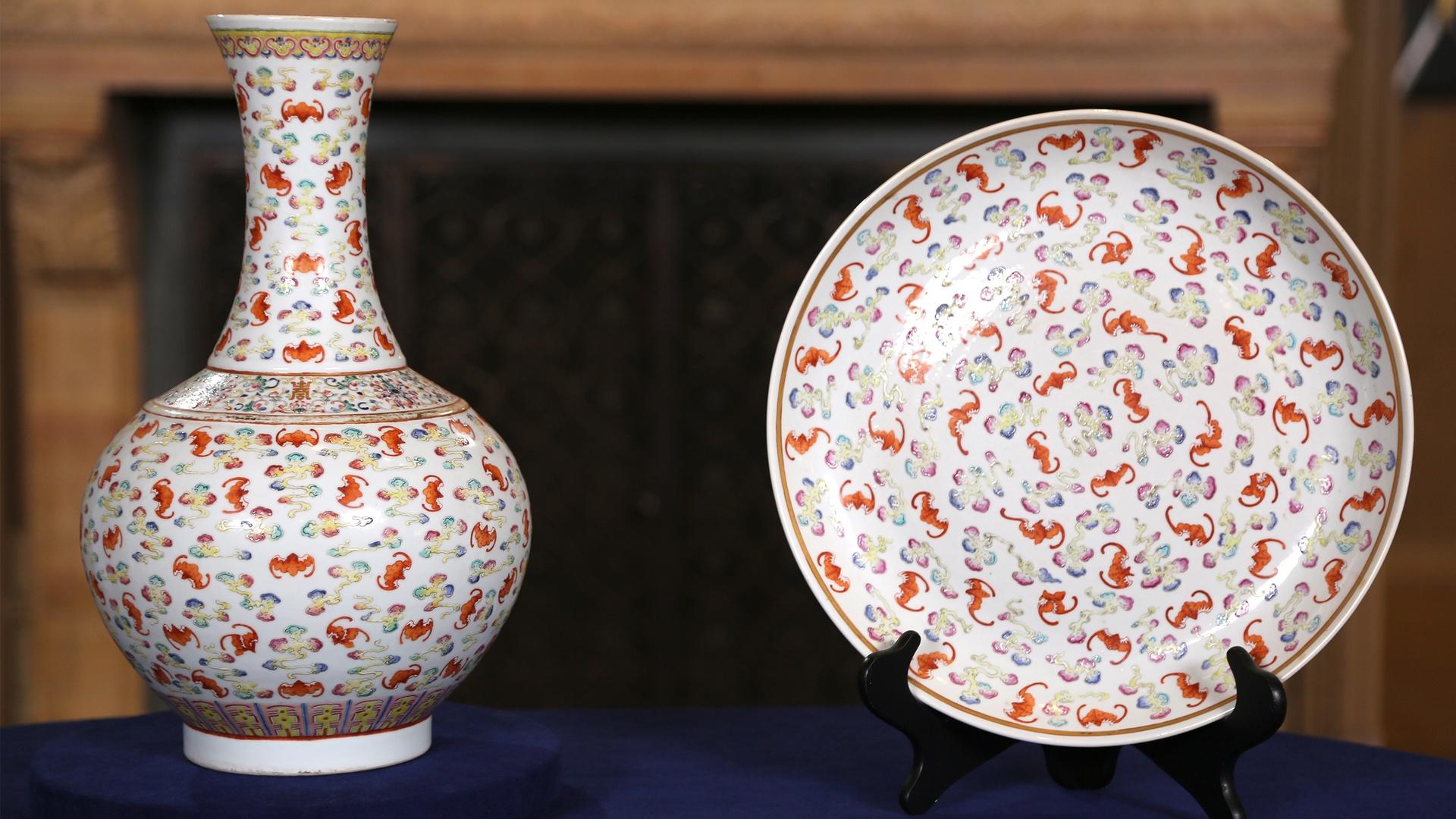 Appraisal: Chinese Vase & Plate, ca. 1900 | Antiques Roadshow | NJ PBS