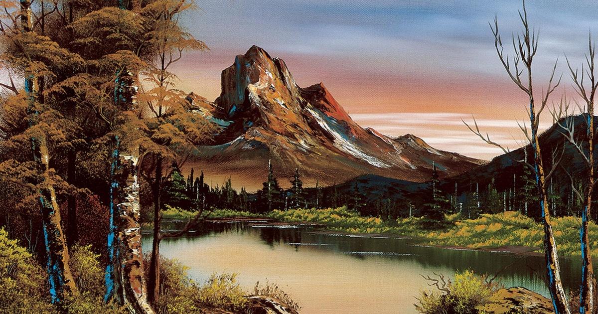 The Best of the Joy of Painting with Bob Ross | Mountain at Sunset ...