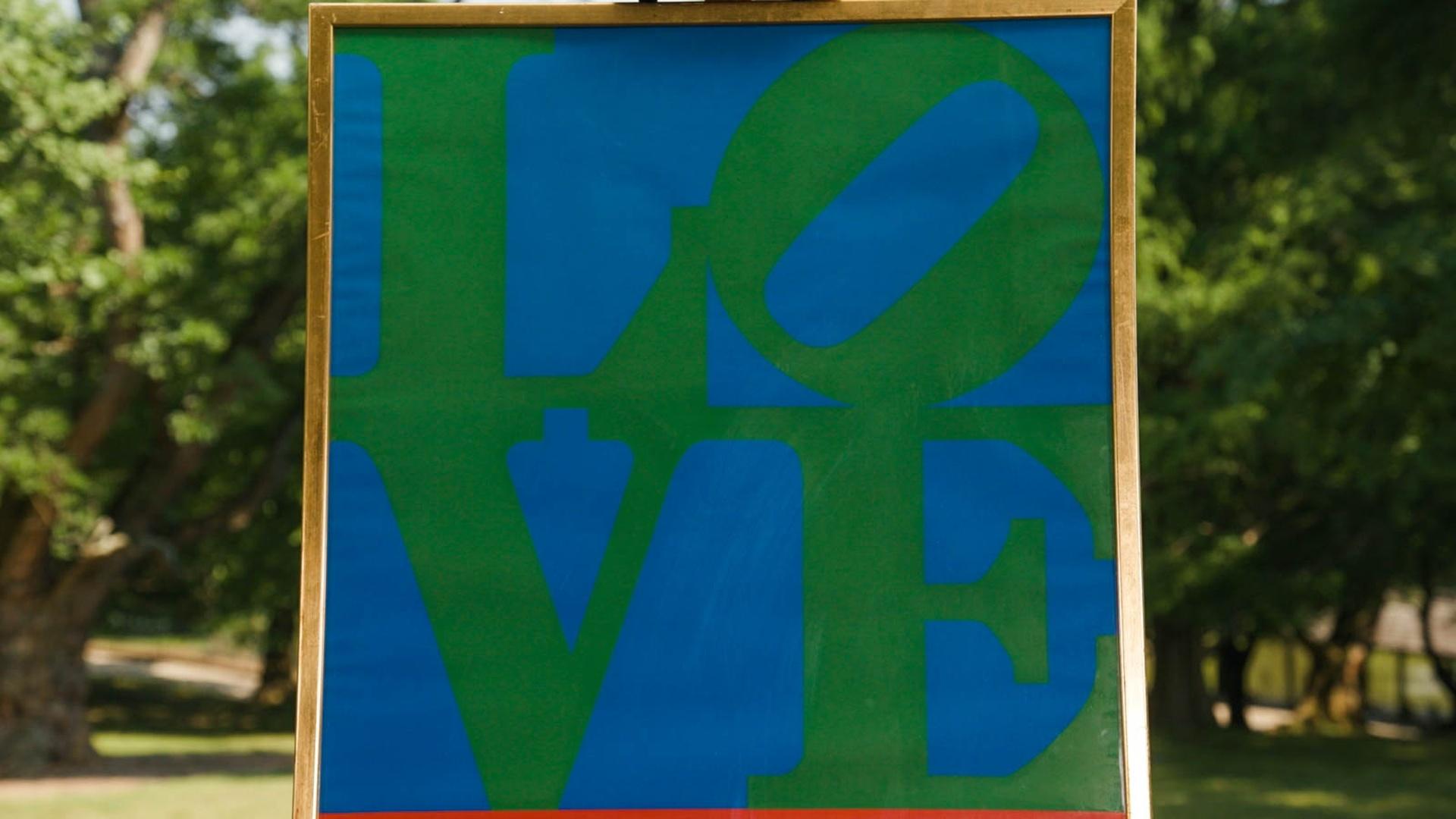 Appraisal: 1966 Robert Indiana "LOVE" Poster | Antiques Roadshow ...