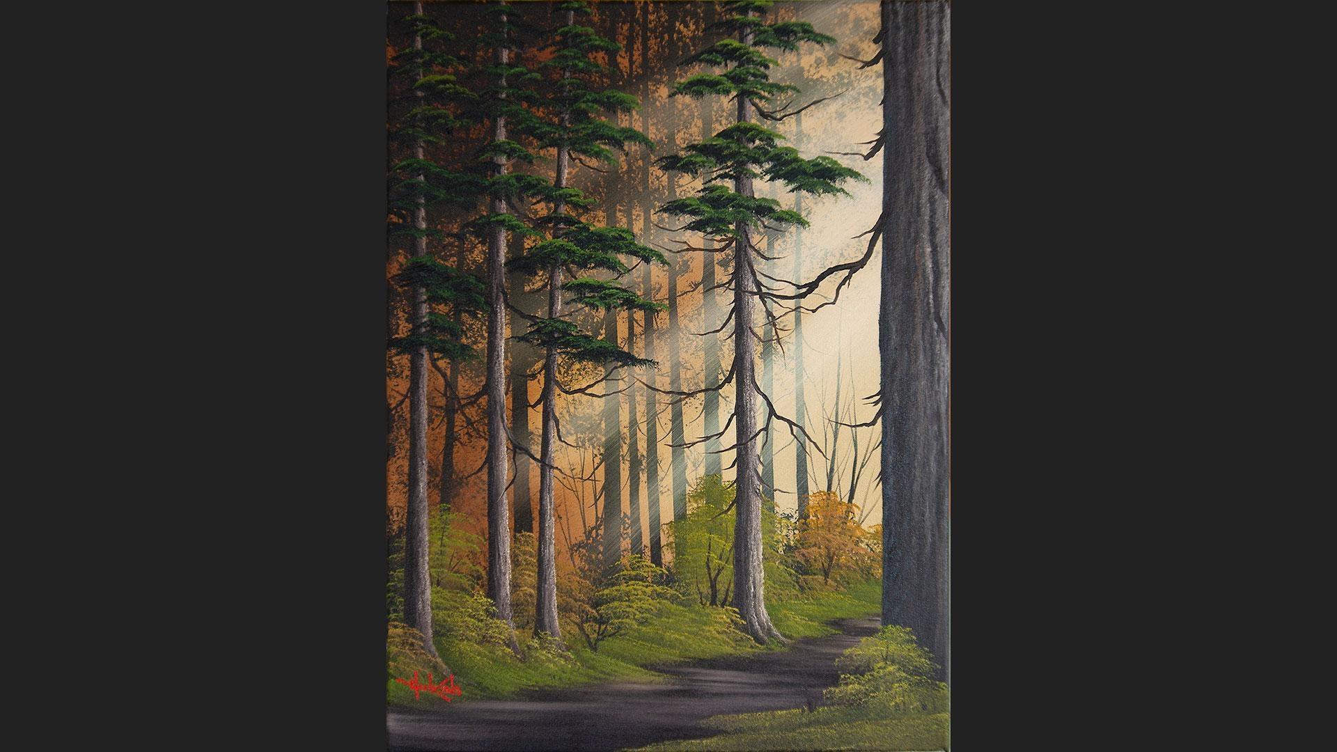 Woodland Peace | The Joy of Painting with Nicholas Hankins: Bob Ross ...