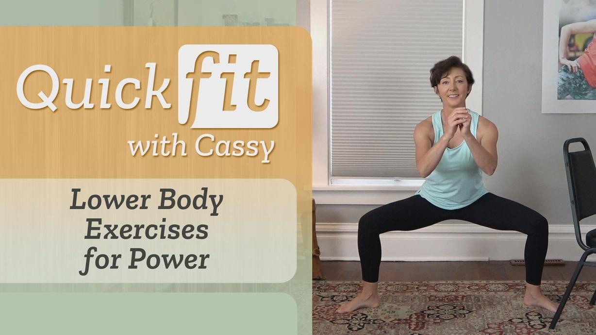 Lower Body Exercises for Power | Watch Quick Fit with Cassy on PBS ...