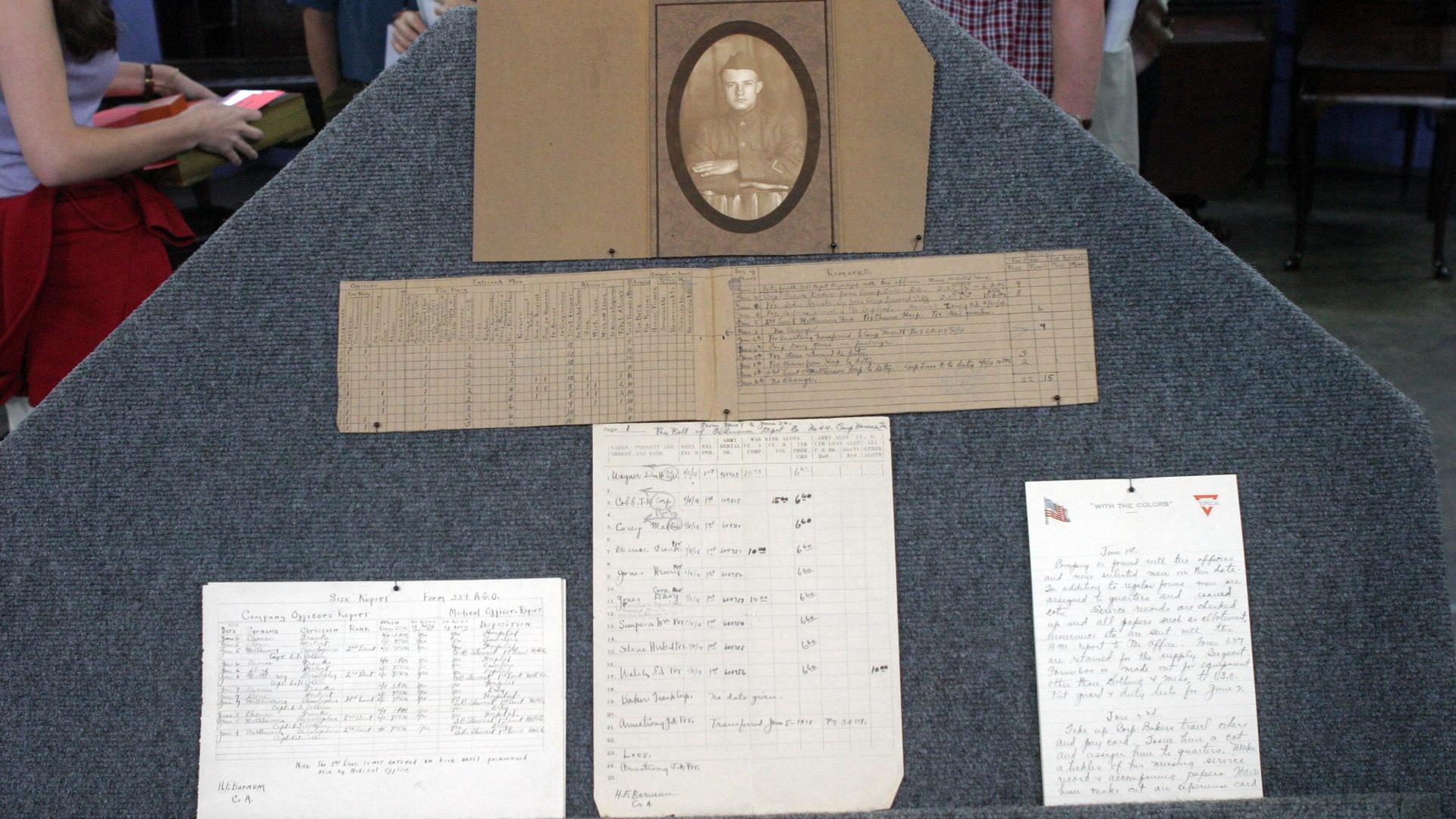 Appraisal: 1918 WWI Baseball Player Documents | Antiques Roadshow ...