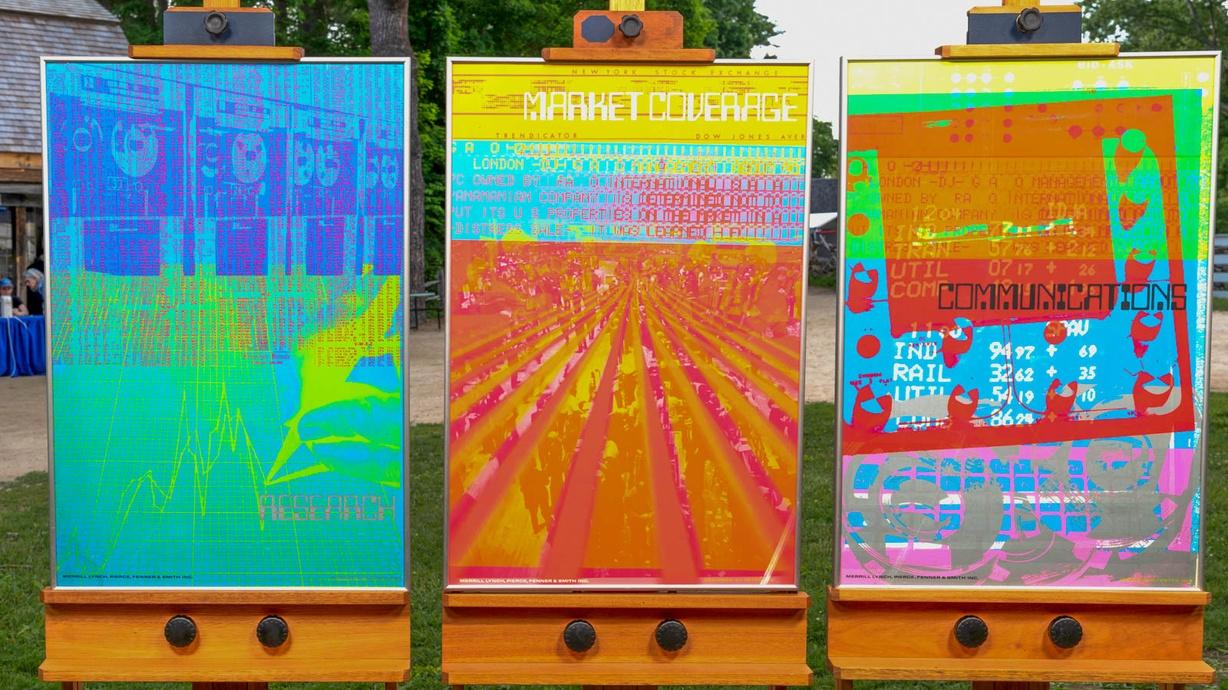 Appraisal: 1969 Peter Gee Merrill Lynch Posters | Watch on PBS Wisconsin